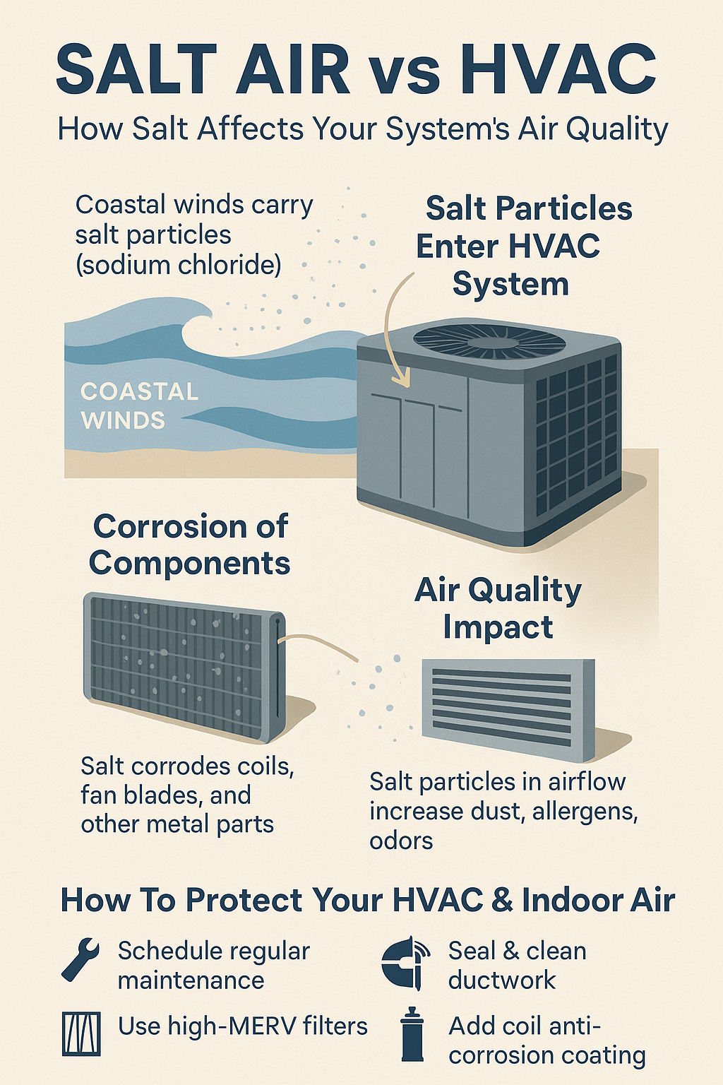 Why Salt Air Can Affect Your HVAC System’s Air Quality - USHA Your HVAC ...